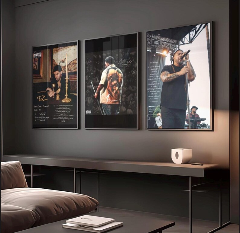 Set of 3 Custom Album Cover Poster DIGITAL DOWNLOAD, Choose Your Album ...