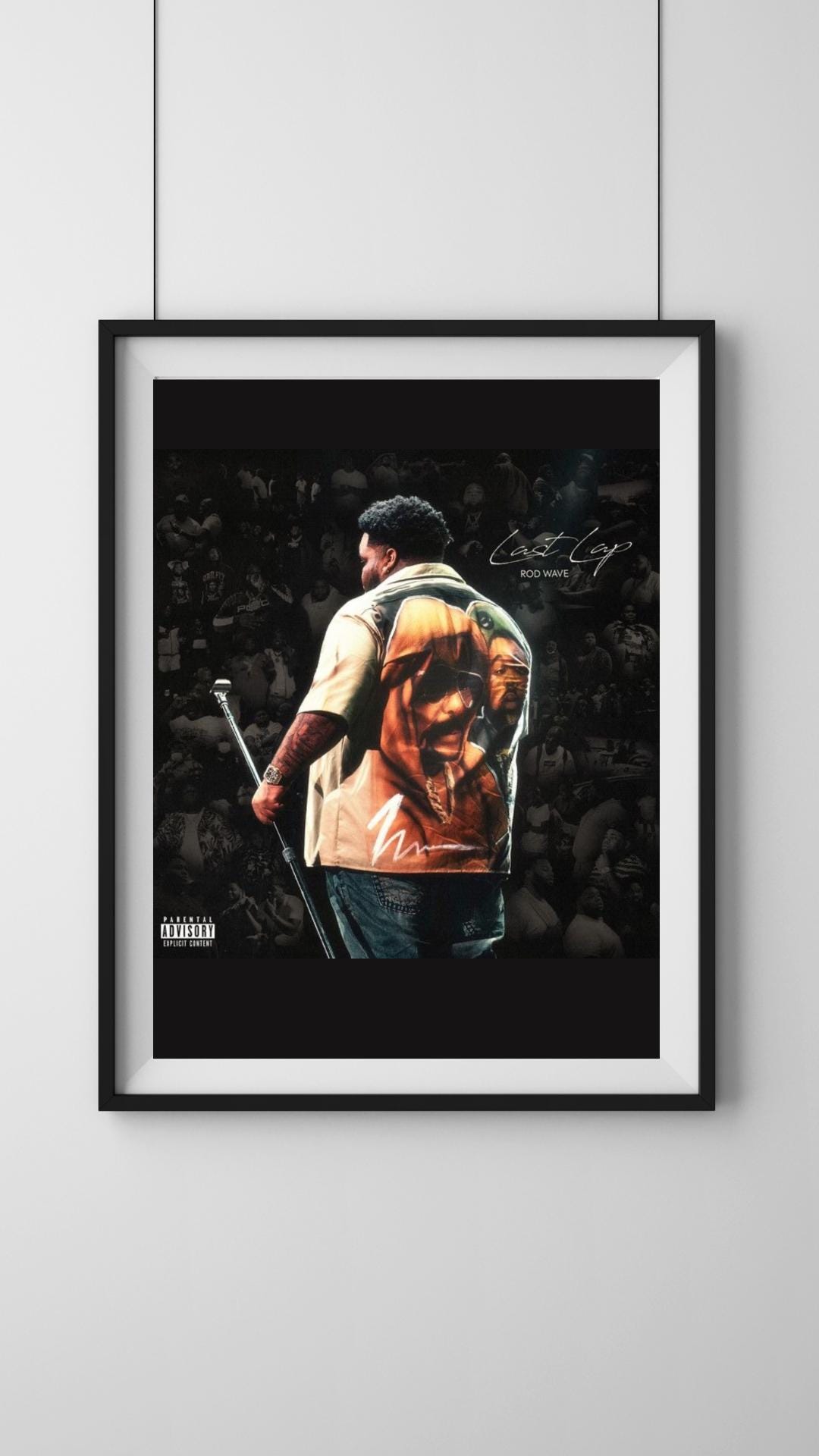 Rod Wave Album Cover Poster Digital Download last Lap - Etsy