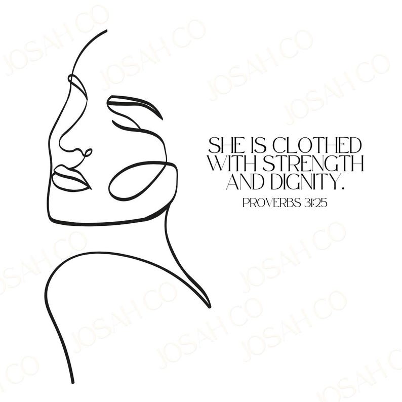 She is Clothed With Strength & Dignity PNG, Worship PNG for Christian T ...