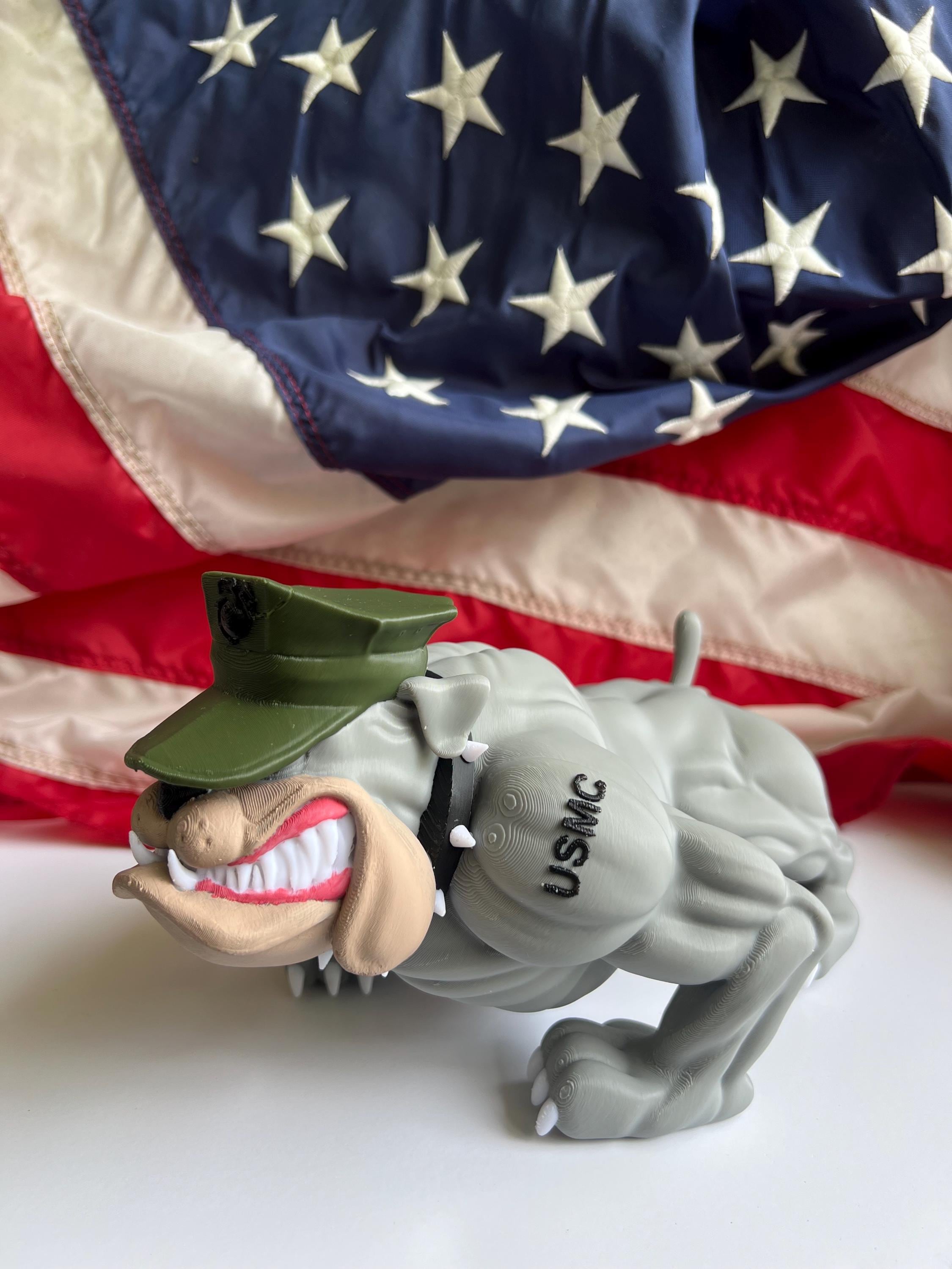 Devil Dog-usmc USMC- Devil Dog Statue - Marine Corps Collectible ...