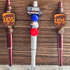 Beaded Pen: Postal Worker|mail Carrier|usps|ups - Etsy