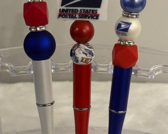 Delivery Truck Beaded Pen, Postal Worker, Postal Worker Pen, Mail Theme ...