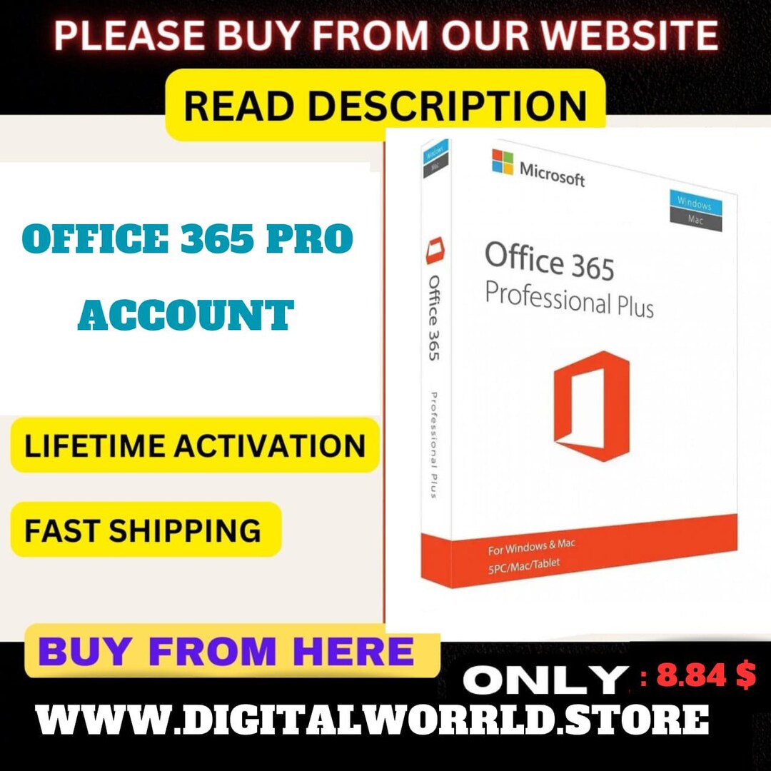 Microsoft Office 365 Pro Plus - Etsy España