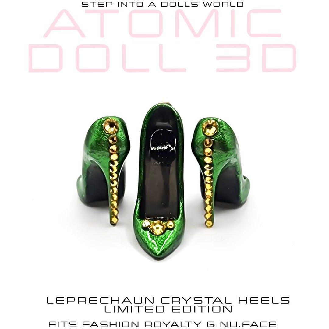 Leprechaun Crystal Heels Limited Edition Fits Fashion Royalty Dolls - Etsy