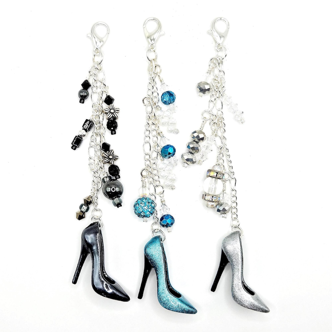 High Heel Charm, Planner, Dangle, Stiletto, Shoe, Purse, Notebook ...