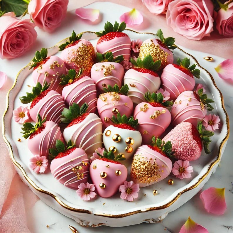 Hand Crafted Chocolate Covered Strawberries Set of 9 Strawberries ...