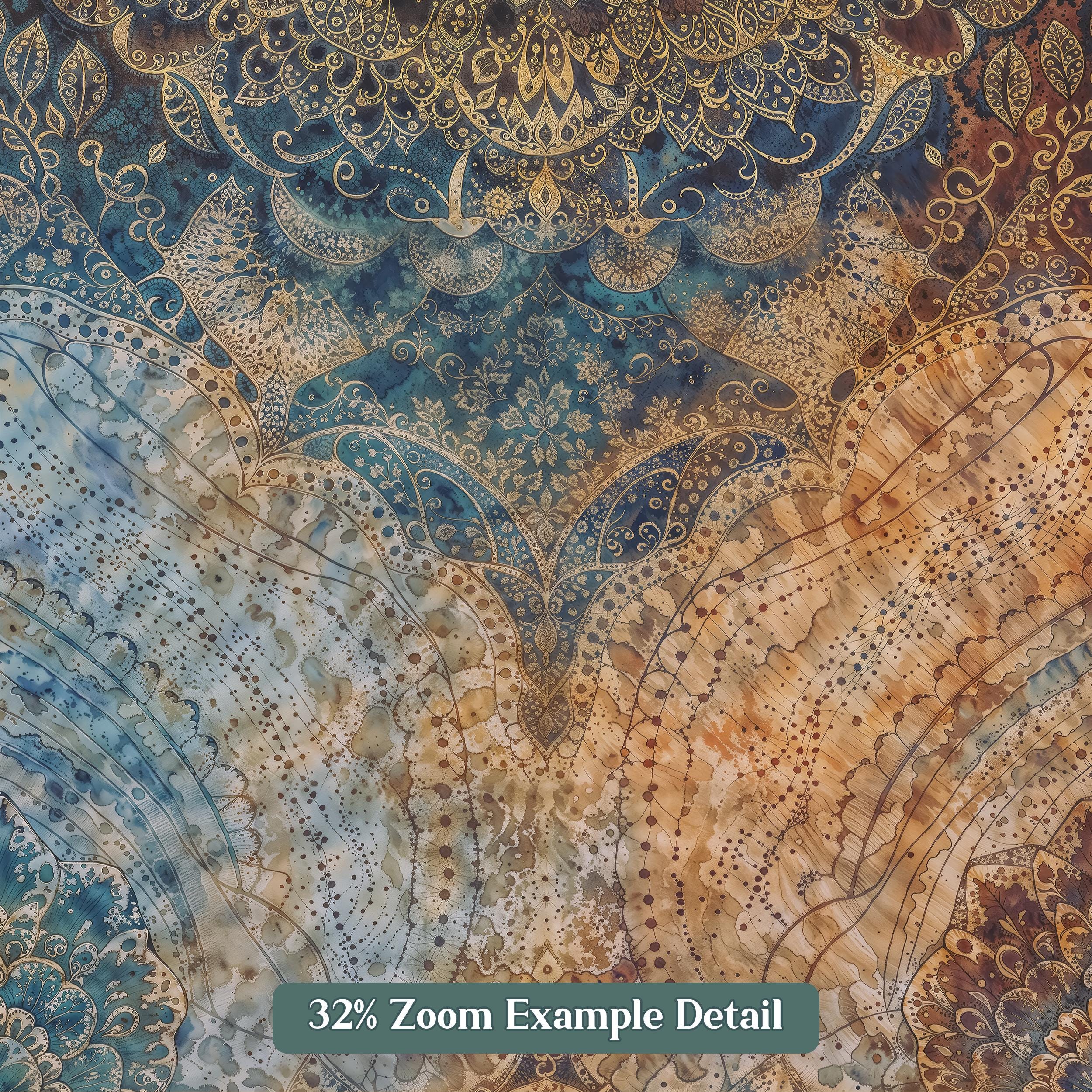 Mandala Yoga Mat Art Digital Bundle, 10 PNG JPG Files, 300 Dpi True ...
