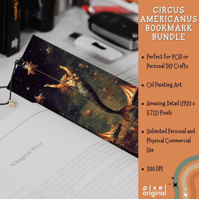 Vintage Circus PNG Bookmarks, 10 PNG, Digital Download Bundle, Cutout ...