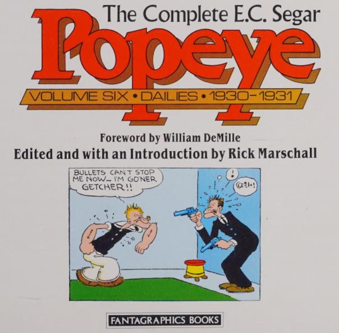 The Complete E.C Segar - Popeye - Volume Six - 150 Pages - 18.11 MB - Etsy