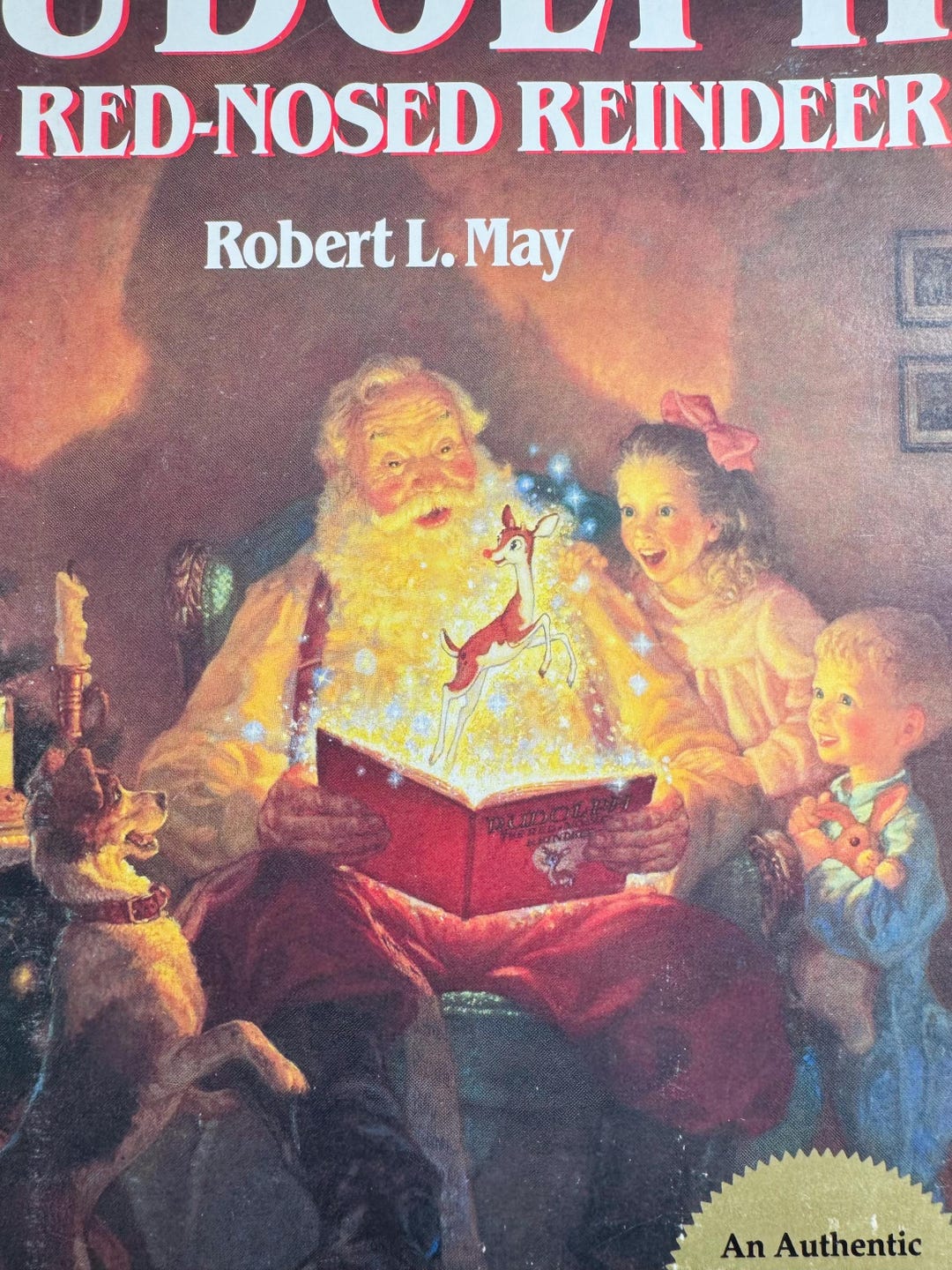 Vintage Rudolph the Red-nosed Reindeer - Robert May - 1967 Golden ...