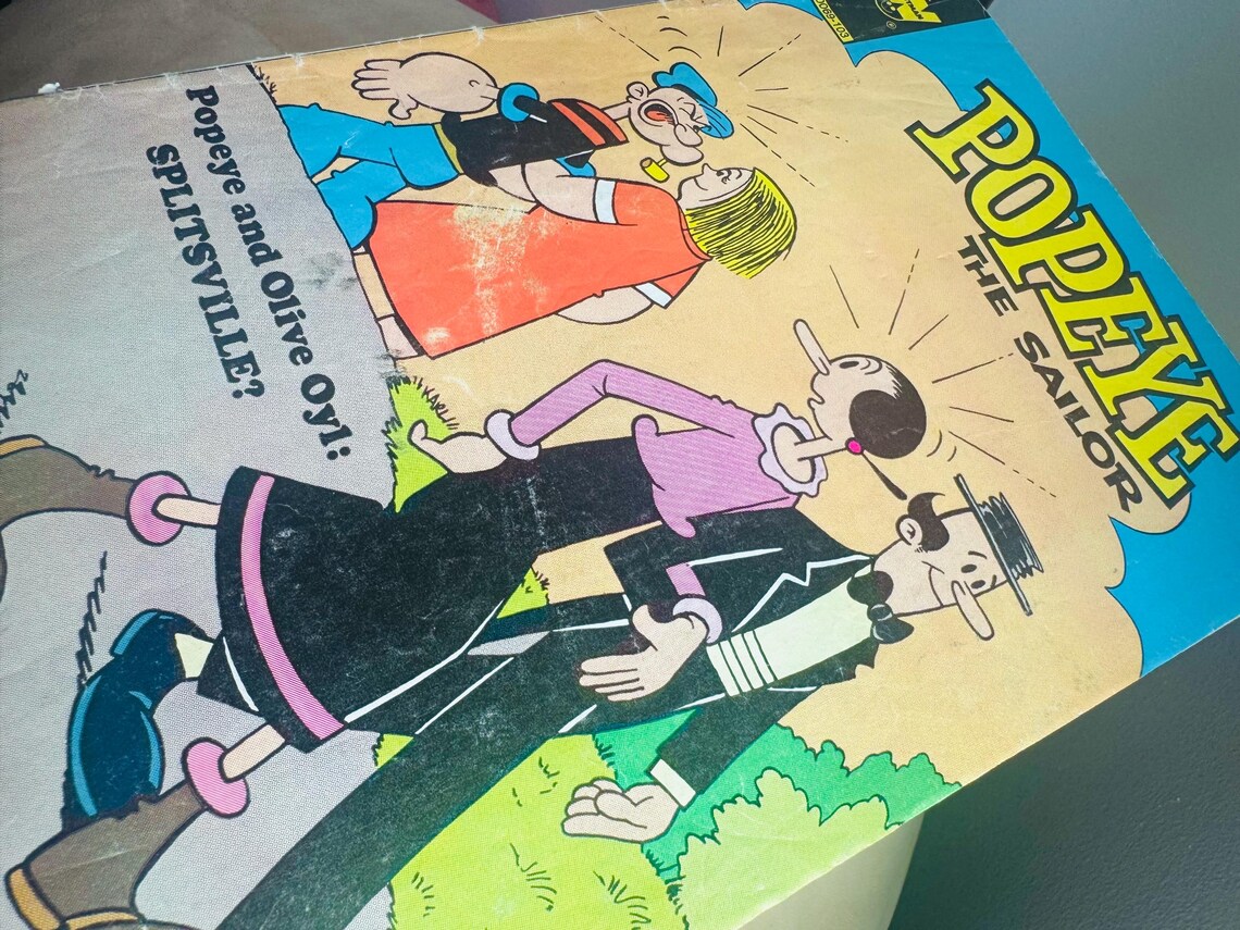 Vintage Popeye & Olive Oyle Splitsville (1981) - Politically Incorrect ...