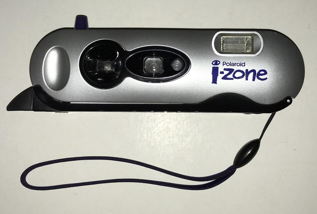 Vintage Poloraid I-zone Instant Pocket Camera - Y2K, Retro Flash ...
