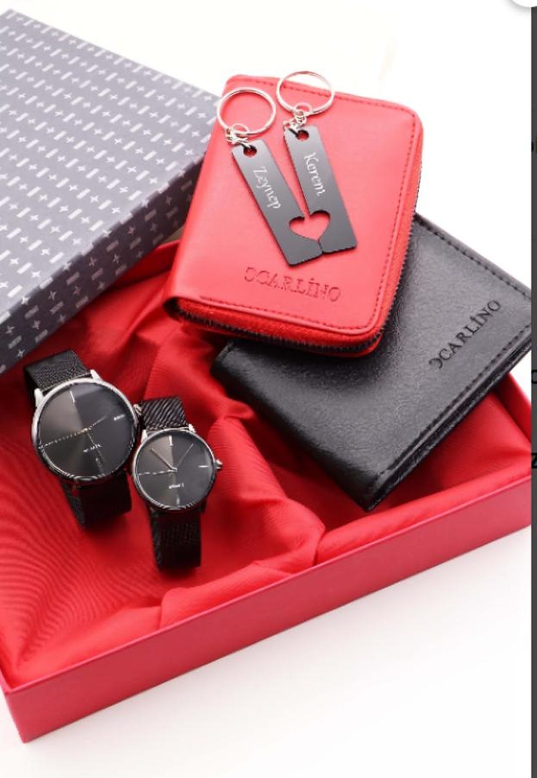 Wrist Watch Special Boxed Couple Watch, Couple Wallet, Lover's ...