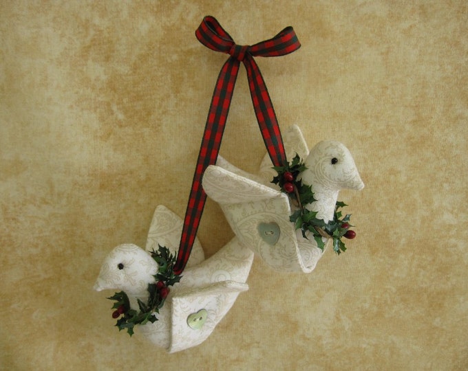 Two Turtle Doves Ornament | Etsy