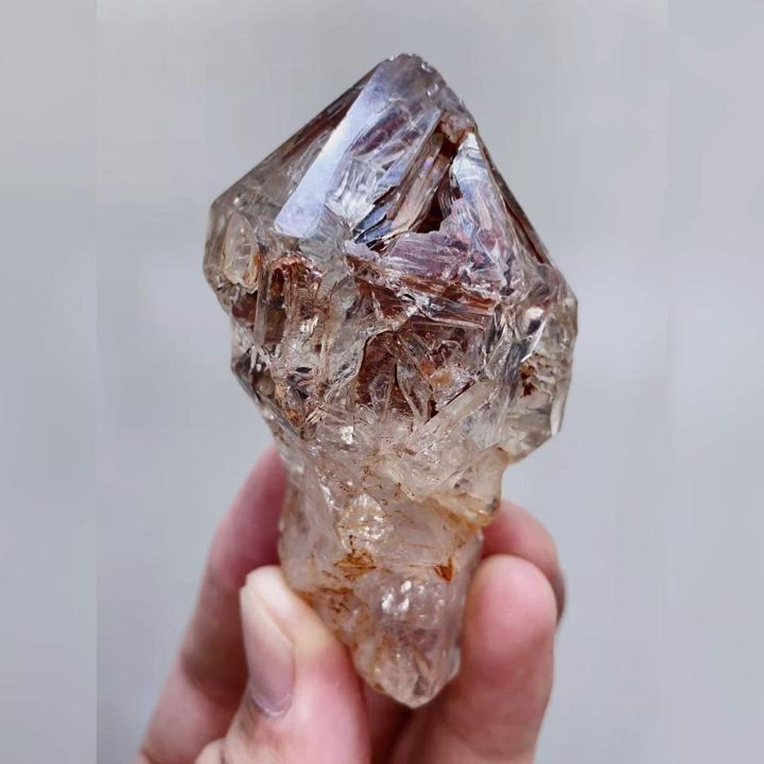 Natural Skeleton Quartz, Mineral Specimen: Madagascar - Etsy
