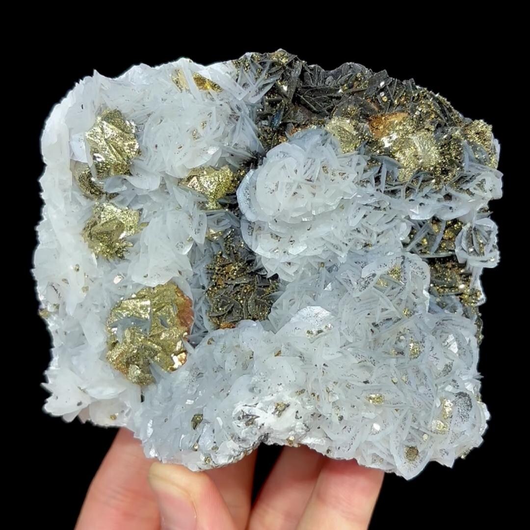 Natural Flake Calcite and Pyrite, Mineral Specimen:fujian,china - Etsy