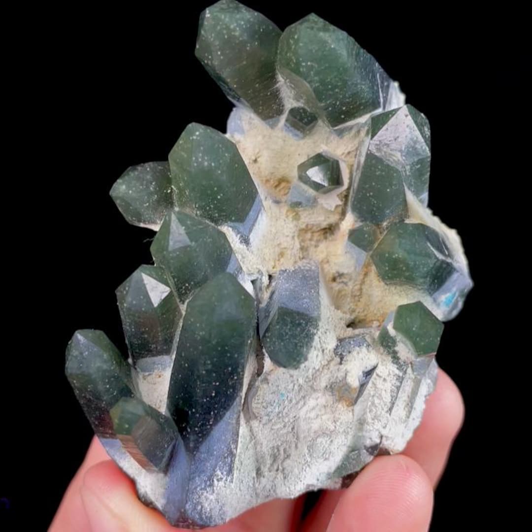Natural Green Quartz Cluster, Mineral Specimen: Inner Mongolia,china - Etsy
