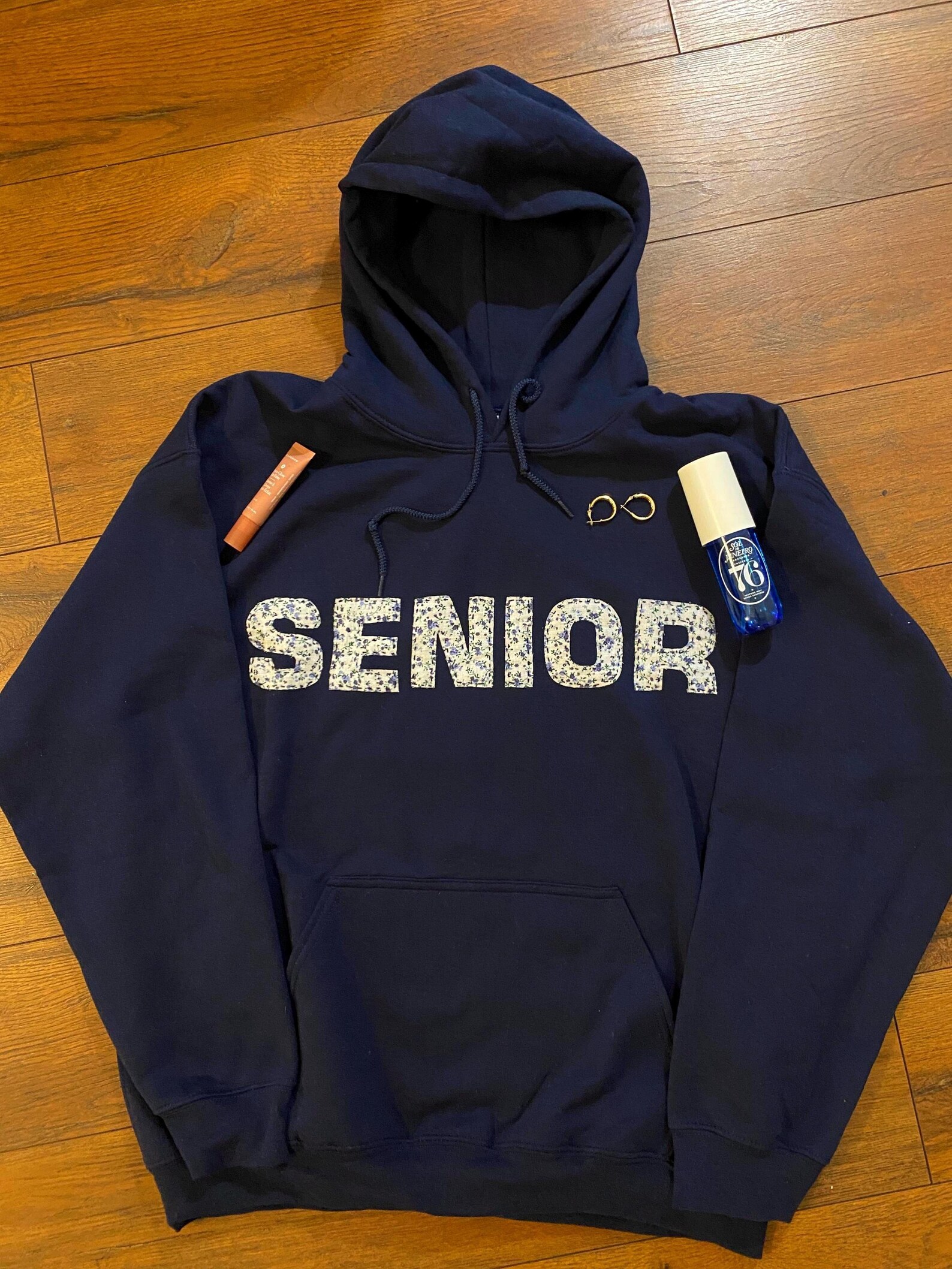 Custom Senior Patchwork Hoodie - Etsy
