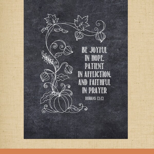 Verse Chalkboard - Etsy