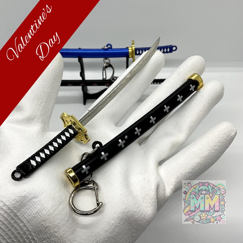 One Piece Zoro Sword Keychain - Etsy