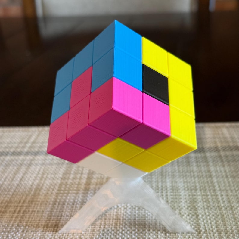 3D 5 Piece Block Blast Inspired Cube Puzzle - Etsy