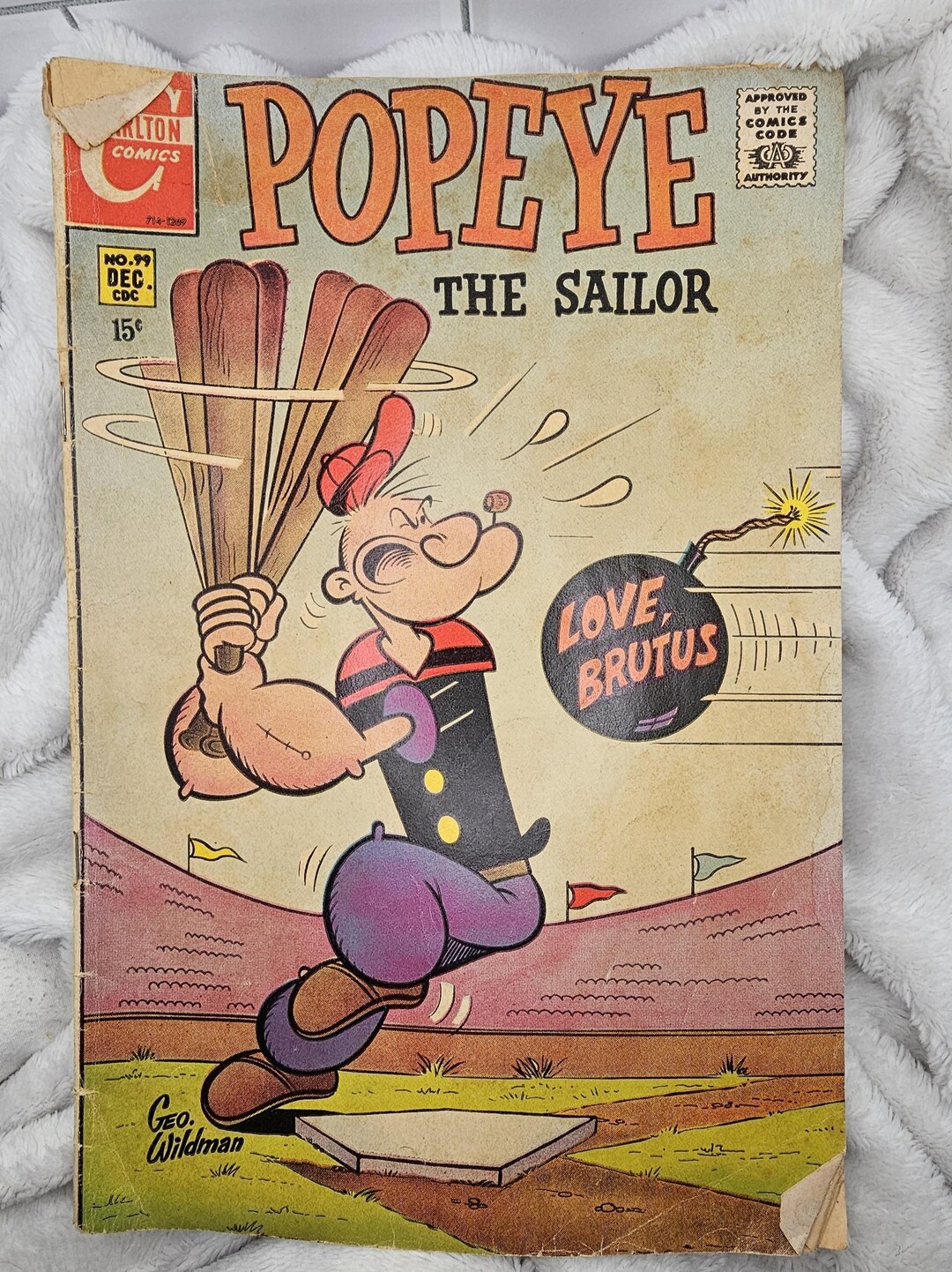 Vintage Popeye the Sailor Comic Book (1969) Vol. 2 No. 99 - Etsy