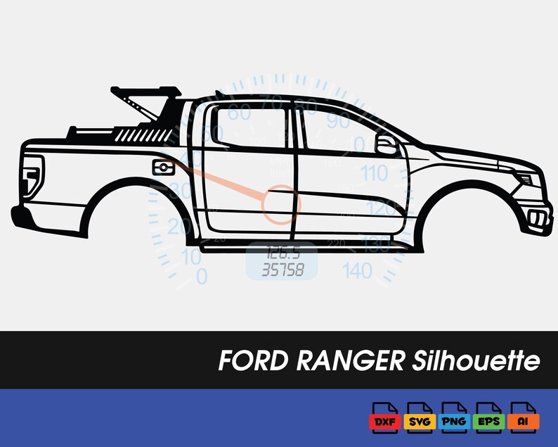 Ford Ranger 2 SVG PNG DXF Files - Etsy