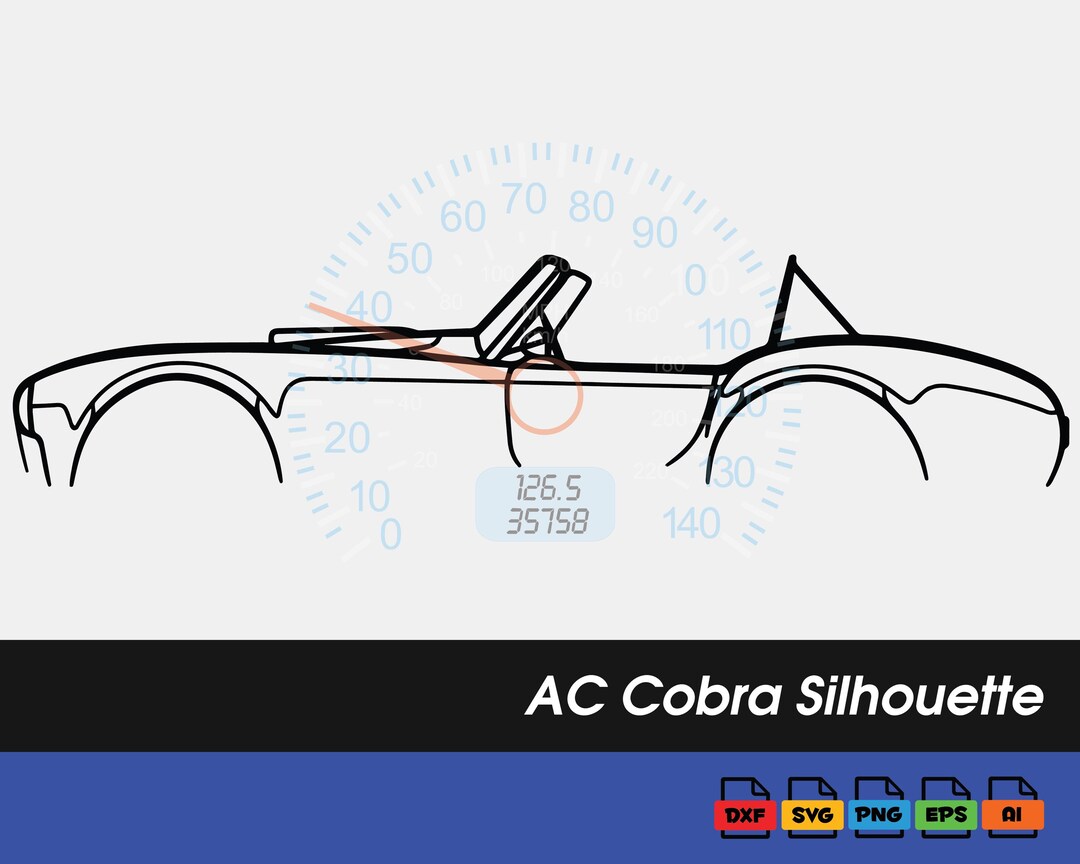 Ac Cobra SVG PNG DXF Files - Etsy
