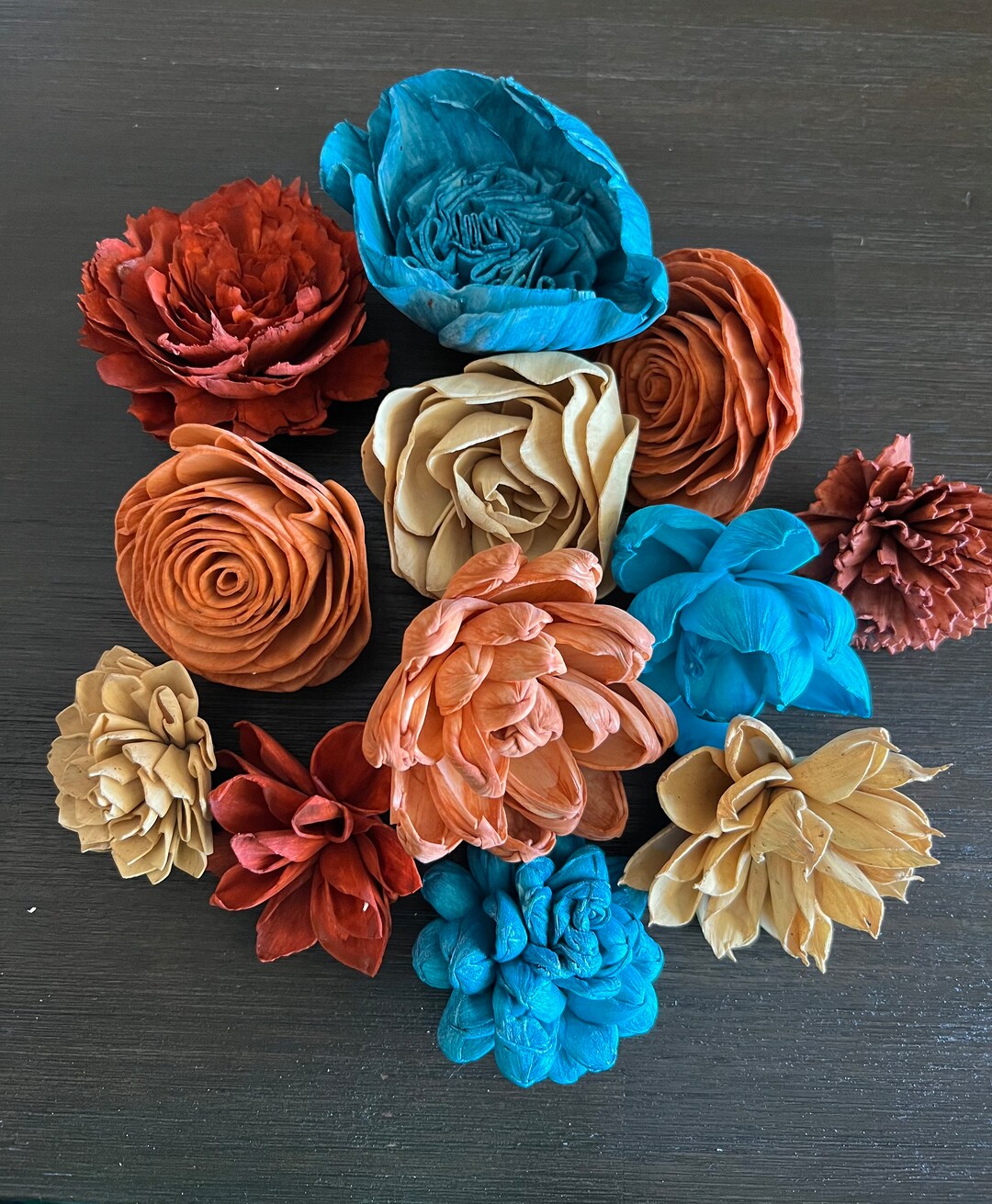 Sola Wood Lose Flowers in Fall Assortment - Etsy