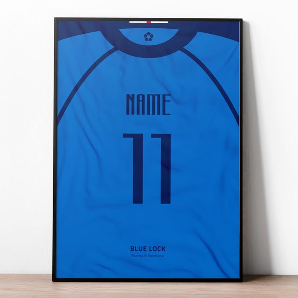 Blue Lock Soccer Ball - Etsy