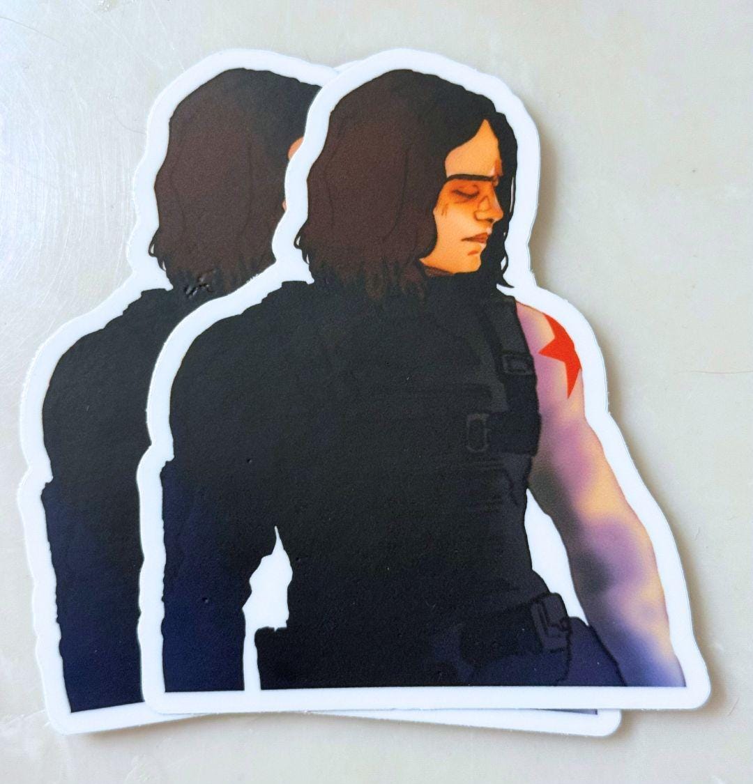 Winter Soldier / Bucky Barnes Sticker - Etsy