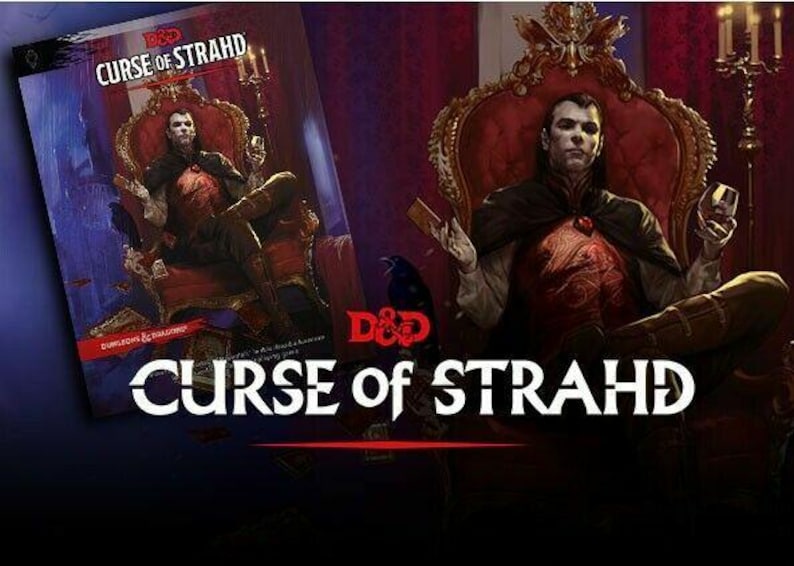 Curse of Strahd dungeons & Dragons Hardcover - Etsy