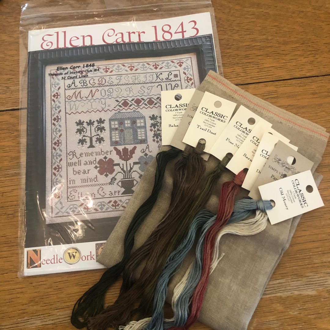 Ellen Carr 1843 Sampler Kit - Etsy
