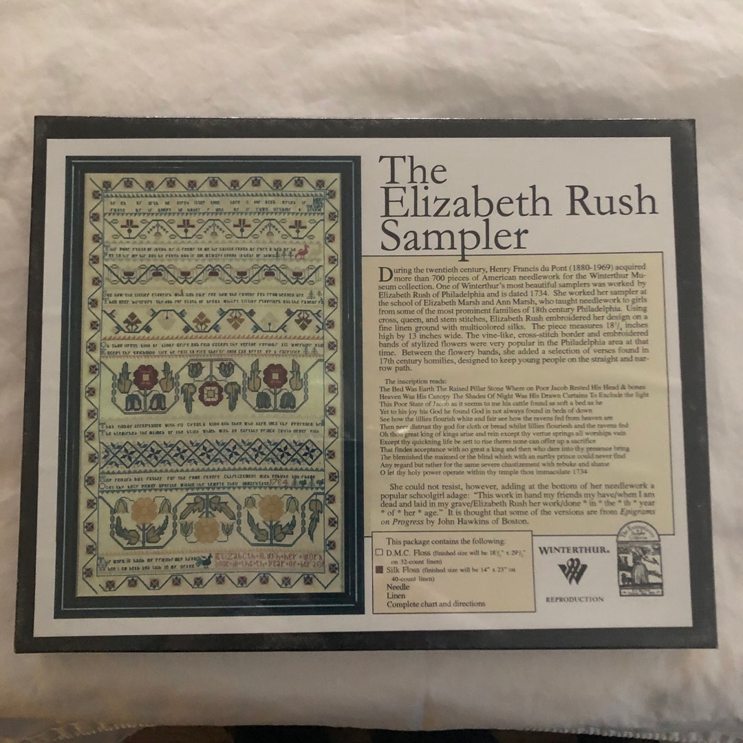 The Elizabeth Rush Sampler From the Examplarery - Etsy
