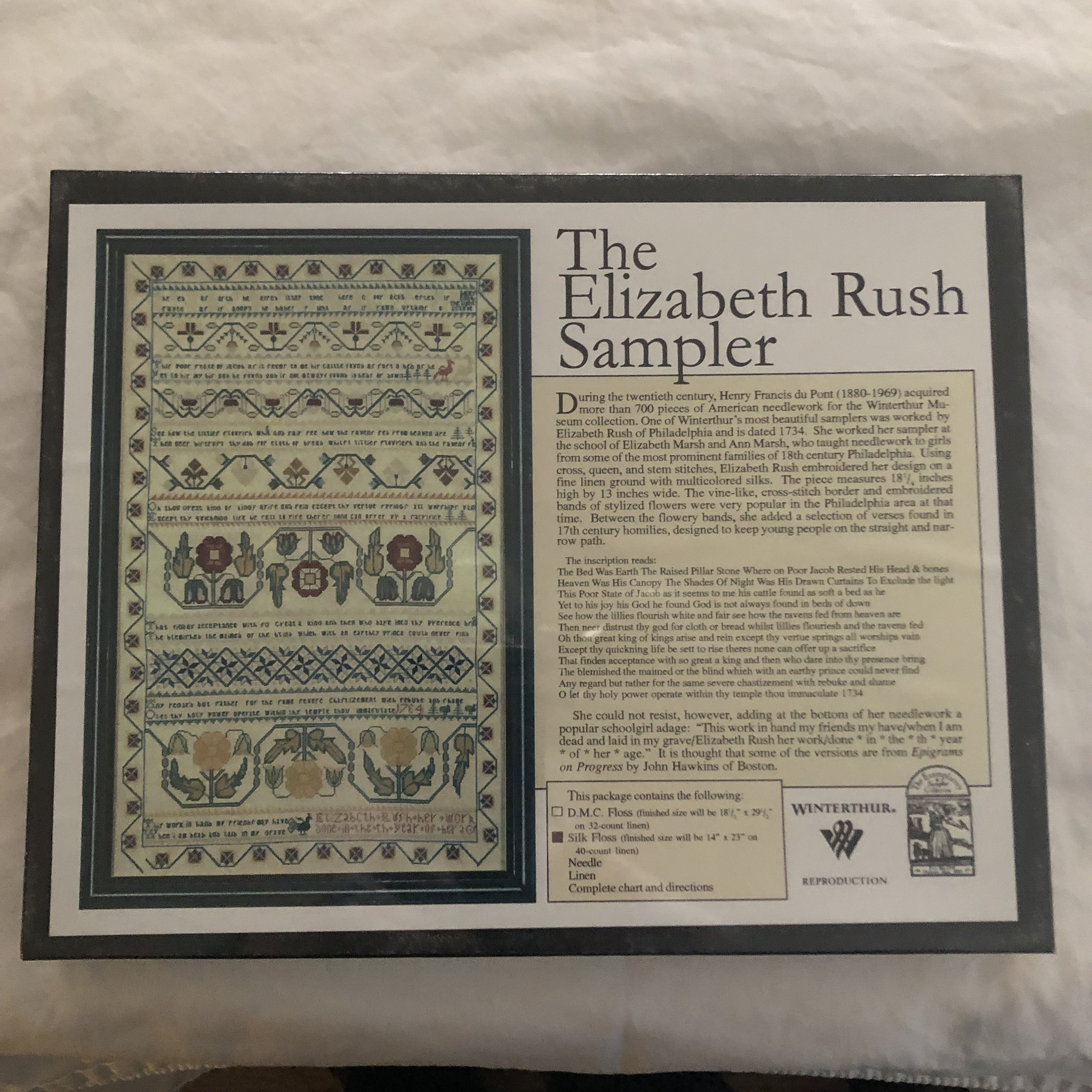 The Elizabeth Rush Sampler From the Examplarery - Etsy