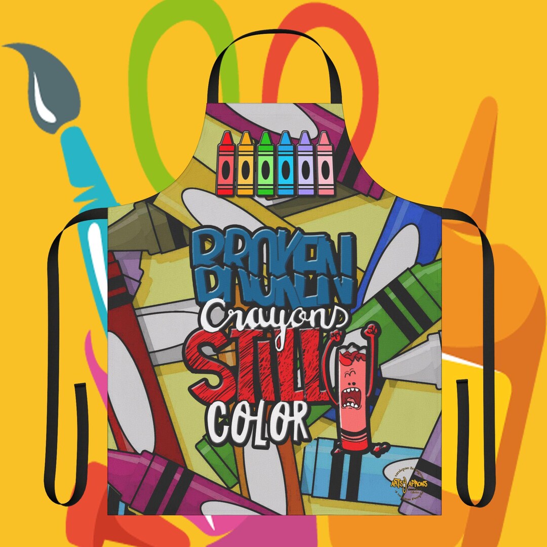 Custom Apron, AOP Apron, One-of-a-kind Apron, Artist Apron, Oil Painter ...