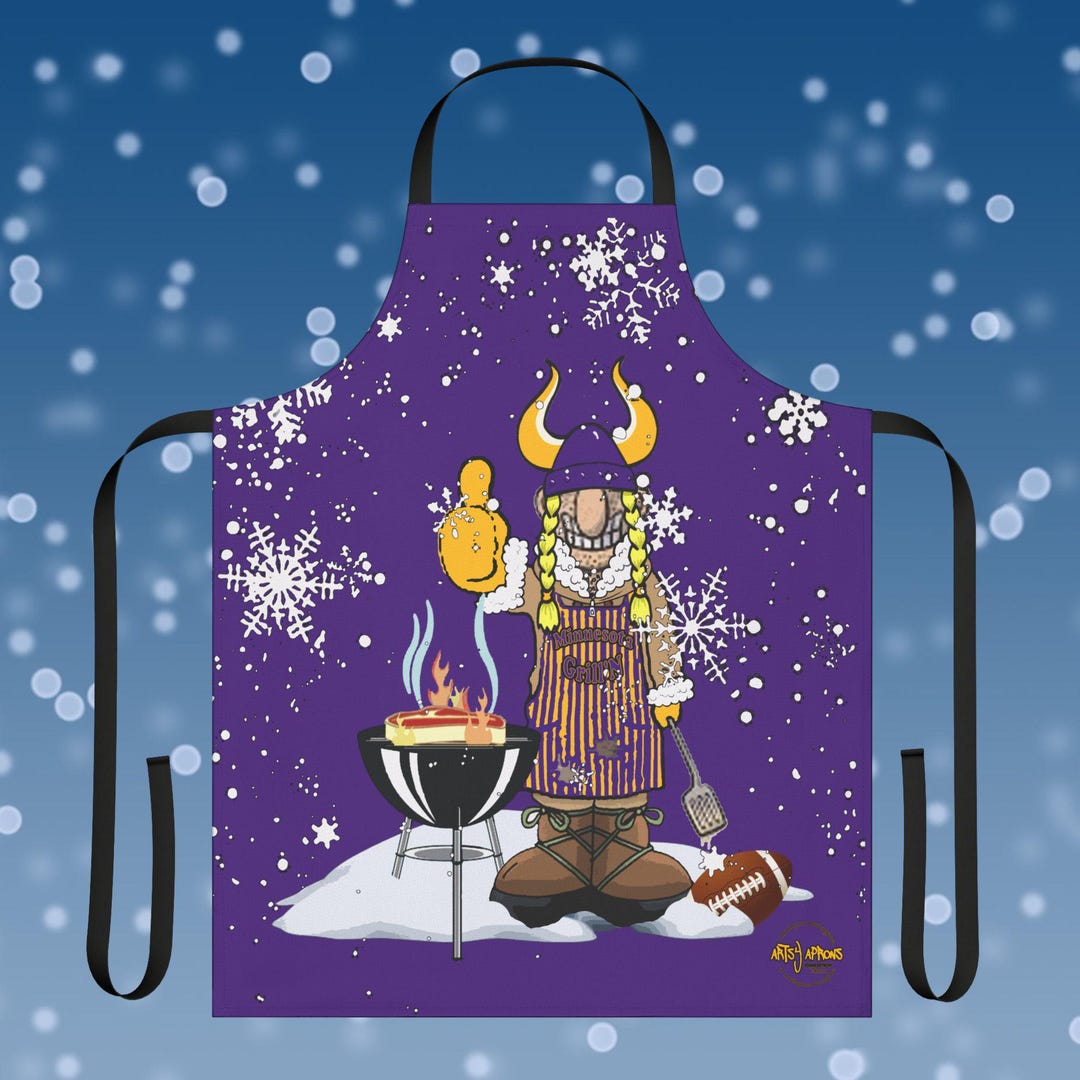 Custom Apron, (AOP) Apron, One-of-a-kind Apron, Football Apron ...