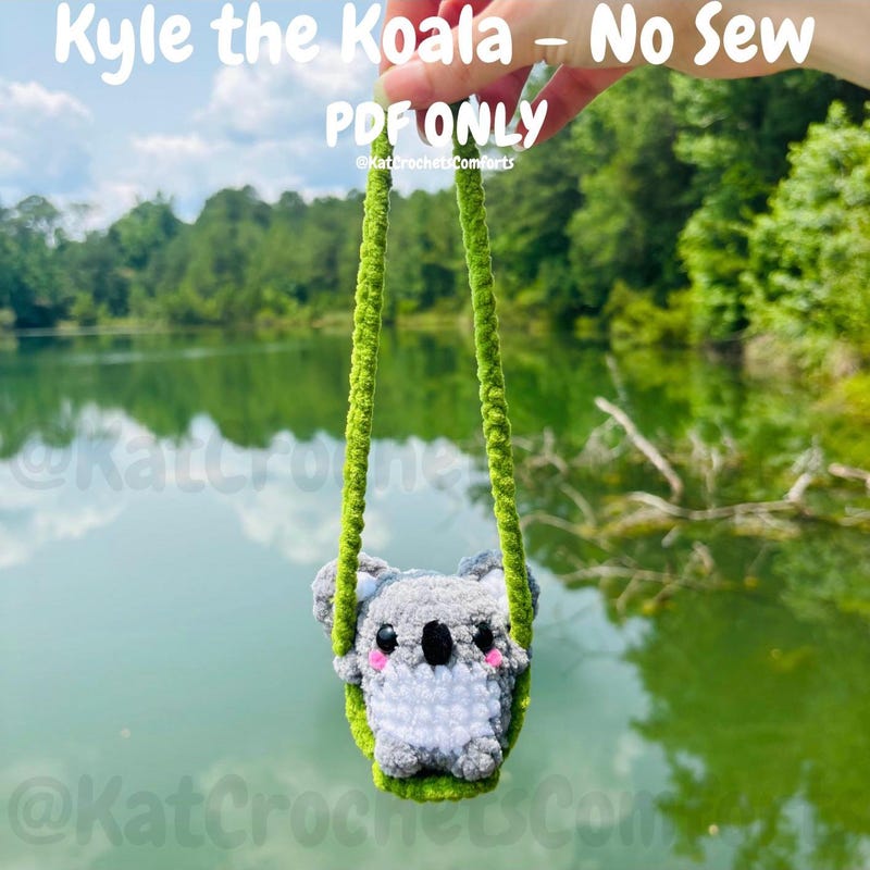 Dog on a Swing Crochet - Etsy