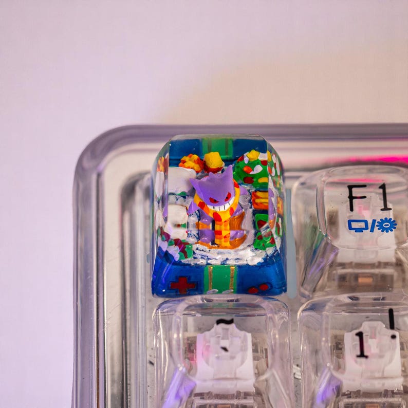 Artisan Keycap, Custom Resin Keycaps, Keycaps Set Animal, Gaming Decor ...