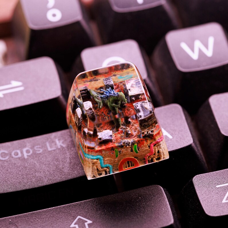 Giant Monster Artisan Keycaps, Custom Resin Keycaps, ESC Keycap Cherry ...