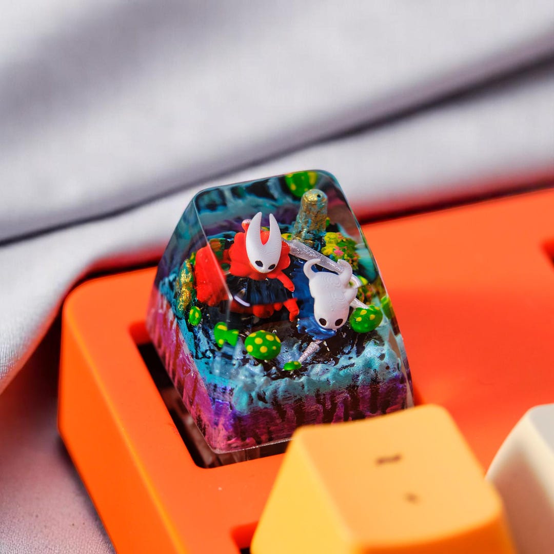Hol.low Kni.ght Artisan Keycaps, Custom Resin Keycaps Set, ESC Keycap ...