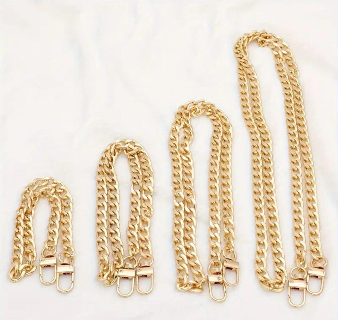 Gold Chain Bag Strap - Etsy