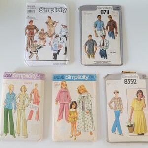 Your Choice! Simplicity Patterns - 1970s & 1990 - Etsy
