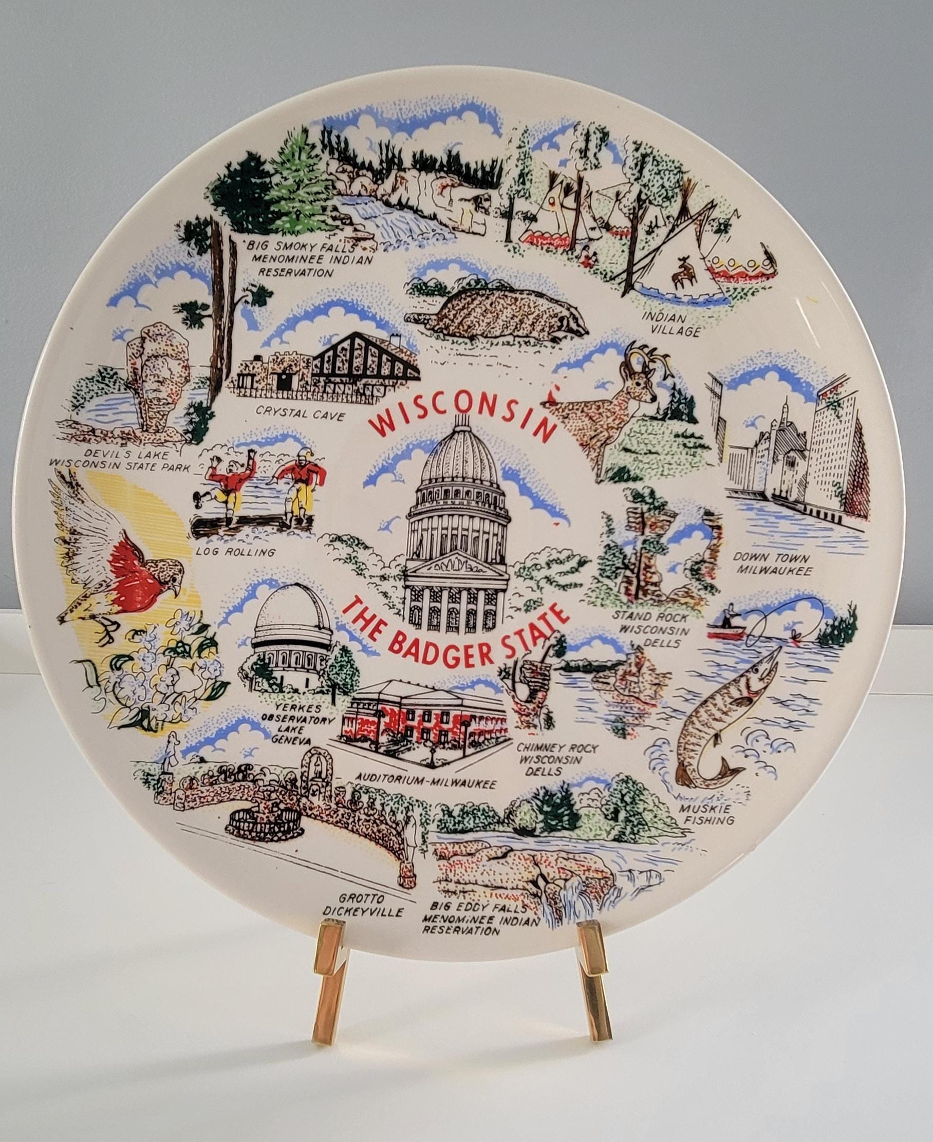 Your Choice! Vintage Souvenir Plates. California, Grandfather Mountain ...