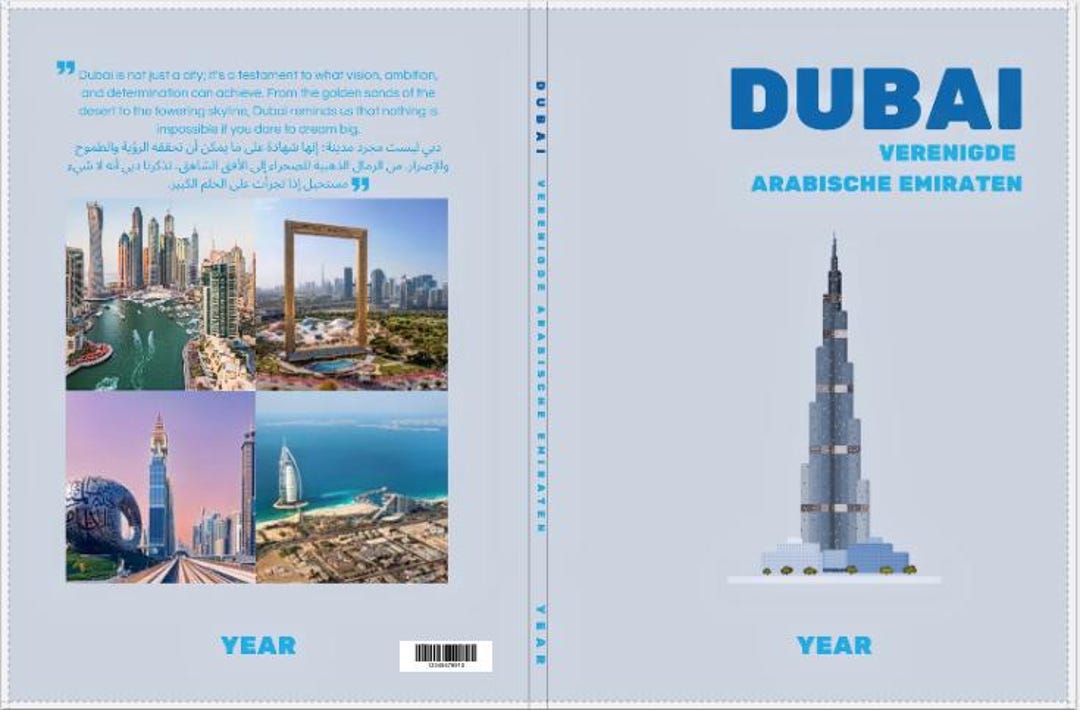 Dubai Assouline Inspired Photobook Template - Etsy