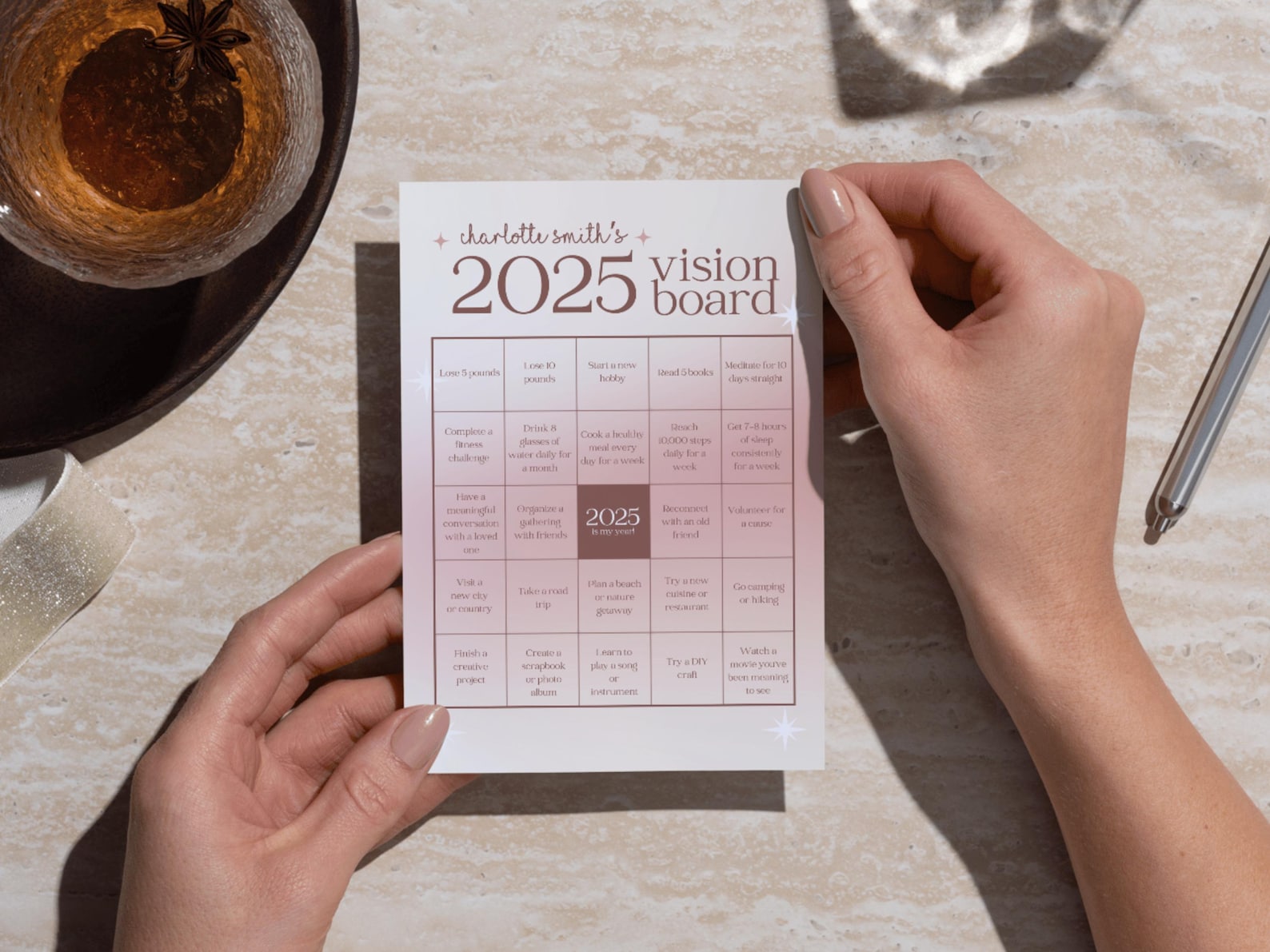 New Year Vision Board Printables 2025 Vision Board Party Vision Board ...