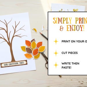 Grateful Tree Printable, Gratitude Tree Poster Printable Template ...