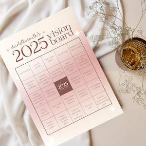 New Year Vision Board Printables 2025 Vision Board Party Vision Board ...