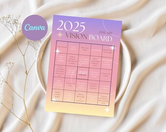 2025 Digital Vision Board - Etsy