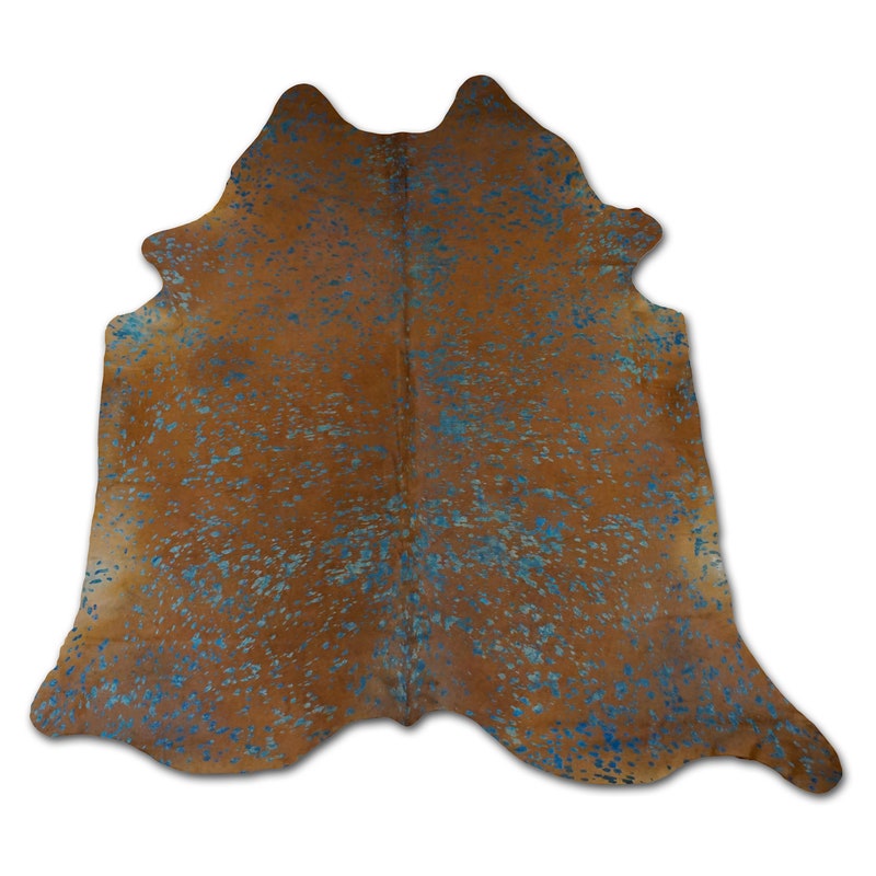 Acid Wash Cowhide Rug - Etsy